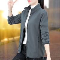 China 2 Sides Brushed Polar Fleece Fabric For Women Jacket Vast 100% Polyester Dyed 160gsm Warm for sale