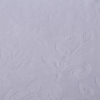China Stretch White 3d Polyester Spandex Knit Weft Scuba Custom Embossed Fabric women fabric for sale