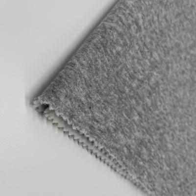 China Knit Navy Fabrilogy French Terry Brushed Fabric For Apparel for sale