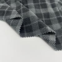 China Eco Friendly Cloth Anti Pill Fleece Fabric Print For Garment Various Colors for sale