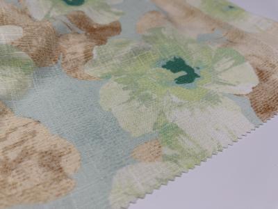 China High Durability Linen Viscose Yarn Dyed Woven Fabric Print for sale