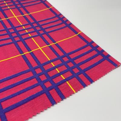 China High Lightfastness Yarn Dyed Linen Fabric Multicolor Linen Viscose  Wrinkle Resistance for sale