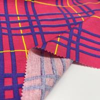 China High Lightfastness Yarn Dyed Linen Fabric Multicolor Linen Viscose  Wrinkle Resistance for sale