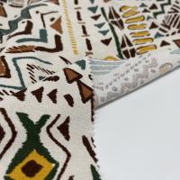 China Linen Viscose Tapestry Yarn Dyed Cotton Fabric Print Home Textiles Machine Washable for sale
