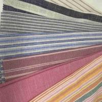 China Yarn Dyed Linen Viscose Fabric For Upholstery 136cm 190gsm 55% Linen 45% Rayon S15-036 for sale
