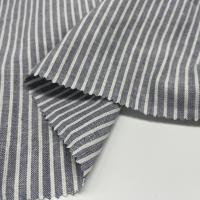 China Yarn Dyed Linen Viscose Fabric For Upholstery 136cm 190gsm 55% Linen 45% Rayon S15-036 for sale