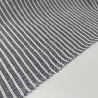 China Yarn Dyed Linen Viscose Fabric For Upholstery 136cm 190gsm 55% Linen 45% Rayon S15-036 for sale
