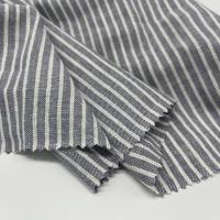 China Yarn Dyed Linen Viscose Fabric For Upholstery 136cm 190gsm 55% Linen 45% Rayon S15-036 for sale