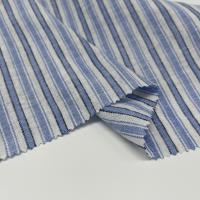 China Breathable Linen Viscose Fabric Low Flammability Weight 185gsm 55% Linen 45% Rayon S15-035 for sale