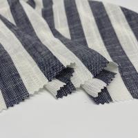 China Yarn Dyed Lightweight Linen Viscose Fabric Moisture Absorption 138cm 180gsm 55% Linen 45% Rayon S15-037 for sale