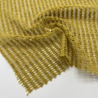 China Eco-Friendly Knitted Jacquard Hollow mesh Fabric Made with 196%Polyester 4%Spandex 145cm 165gsm F02-070 for sale