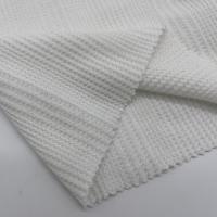 China Waffle Plaid Knitting Jacquard Fabric Cotton Polyester 61%Polyesrew 34%Cotton 5%Spandex for sale