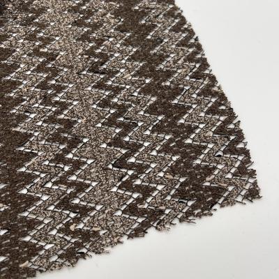 China Customized Knitting Jacquard Fabric 75% Polyester 25%Cotton 155cm 220gsm N07-086 for sale