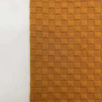 China Ready Stock Cable Jacquard Knit Fabric Material 98%P 2%Sp 160cm 360gsm C13-094 for sale