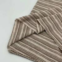 China Eco Friendly Wave Jacquard Double Jersey Stretch Fabric Home Textile Cloud 72%C 24%R 4% C14-059 for sale