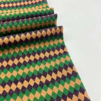 China Medium GSM Knitting Jacquard Fabric 98%Polyester 2%Spandex 16CM 300GSN F01-050 for sale