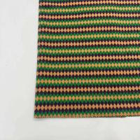 China Medium GSM Knitting Jacquard Fabric 98%Polyester 2%Spandex 16CM 300GSN F01-050 for sale