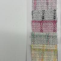 China Garment Double Knit Jacquard Cotton Polyester F02-081 for sale