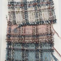 China 100% Polyester Medium Weight Tweed Linen Fabric Low Shrinkage  146CM 307GSM S08-049 for sale