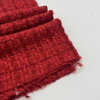 China UV Resistant Medium Weight Tweed Cotton Fabric 100% Polyester 152CM 304GSM S08-058 for sale