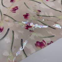 China Low Shrinkage Woven Jacquard Fabric Cut Foiled Fabric L02-026 for sale