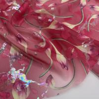 China Low Shrinkage Woven Jacquard Fabric Cut Foiled Fabric L02-026 for sale