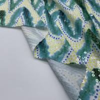 China Various Designs Embroidery Fabric Sequins Embroidery Material M13-004 for sale