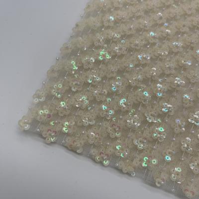 China Various Weights Available Sequins Embroidery Fabric with Various Designs & Features M13-024 for sale