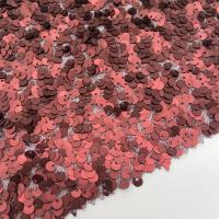 China Sparkling Sequins Embroidery Fabric Glitter M13-045 for sale