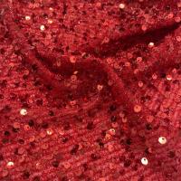 China Shiny Garment Mesh Sequins Embroidery Fabric M18-001 for sale