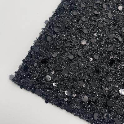 China Glinting Radiant Sequins Embroidery Fabric Patterns M18-002 for sale