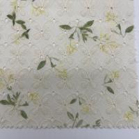 China Printed Garment Cotton Embroidery Fabric Material Colors M04-LK010 for sale