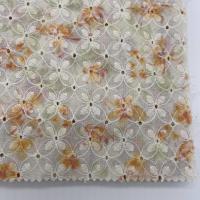 China Printed Garment Cotton Embroidery Fabric Material Colors M04-LK010 for sale