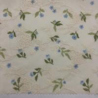 China Printed Cotton Embroidery Fabric Textile Various Yarn Count Eco Friendly M04-LK011 for sale