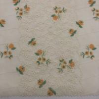 China Printed Cotton Embroidery Fabric Textile Various Yarn Count Eco Friendly M04-LK011 for sale
