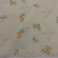 China Printed Cotton Embroidery Fabric Textile Various Yarn Count Eco Friendly M04-LK011 for sale