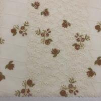 China Printed Cotton Embroidery Fabric Textile Various Yarn Count Eco Friendly M04-LK011 for sale