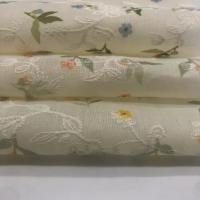 China Printed Cotton Embroidery Fabric Textile Various Yarn Count Eco Friendly M04-LK011 for sale