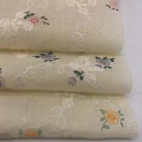 China Printed Cotton Embroidery Fabric Textile Various Yarn Count Eco Friendly M04-LK011 for sale