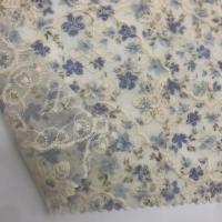 China Printed Cotton Embroidery Fabric Textile Various Yarn Count Eco Friendly M04-LK011 for sale