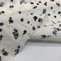 China Fashionable Cotton Embroidery Fabric Yarn Count M04-LK013 for sale
