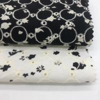 China Fashionable Cotton Embroidery Fabric Yarn Count M04-LK013 for sale