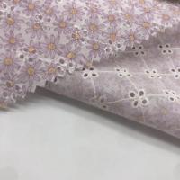 China Printed stylish Cotton Embroidery Fabric Home Textile M04-LK015 for sale
