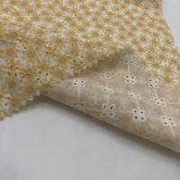 China Printed stylish Cotton Embroidery Fabric Home Textile M04-LK015 for sale