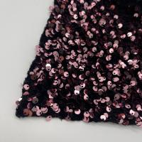 China Sequins Glitter Embroidery Fabric Garment Home Textile M05-009 for sale