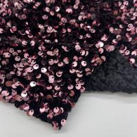 China Sequins Glitter Embroidery Fabric Garment Home Textile M05-009 for sale