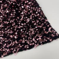 China Sequins Glitter Embroidery Fabric Garment Home Textile M05-009 for sale