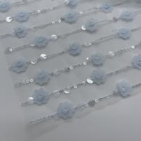 China Garment Lightweight Glitter Embroidery Fabric M13-027 for sale