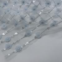 China Garment Lightweight Glitter Embroidery Fabric M13-027 for sale