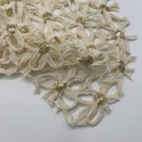 China Embroidery Sequence Work Fabric Radiant Embroidery Fabric for sale